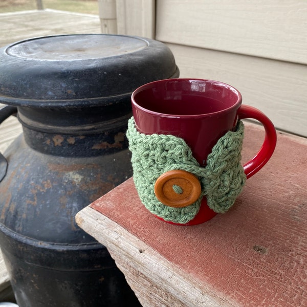Honeycomb Mug Cozy Pattern | Crochet Mug Wrap | Mug Warmer Crochet ...