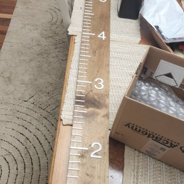 Personalized Family & Kids Growth Chart | Large Ruler 3d| Nursery Decor ...