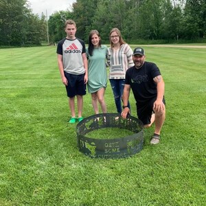 Labrador & Ducks Fire Pit Ring 16 Tall Heavy Duty | Etsy