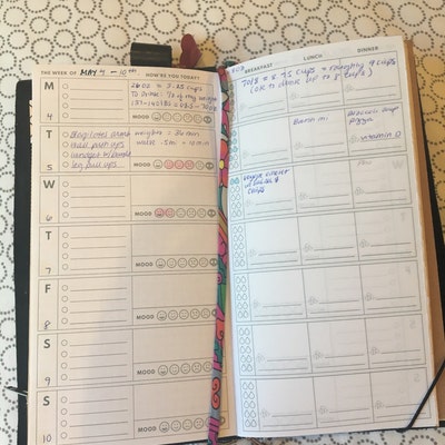 Travelers Notebook Insert Printable Midori Weekly Planner Standard TN ...