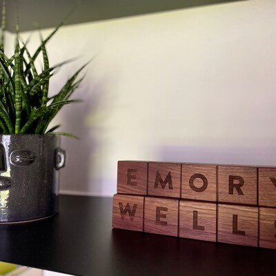 Custom Name Wooden Blocks handmade Personalized Blocks on Solid Wood ...