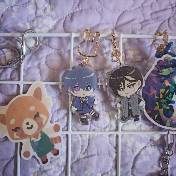 Todoroki Bakugo Deku Double-sided My Hero Academia Keychains Charms - Etsy