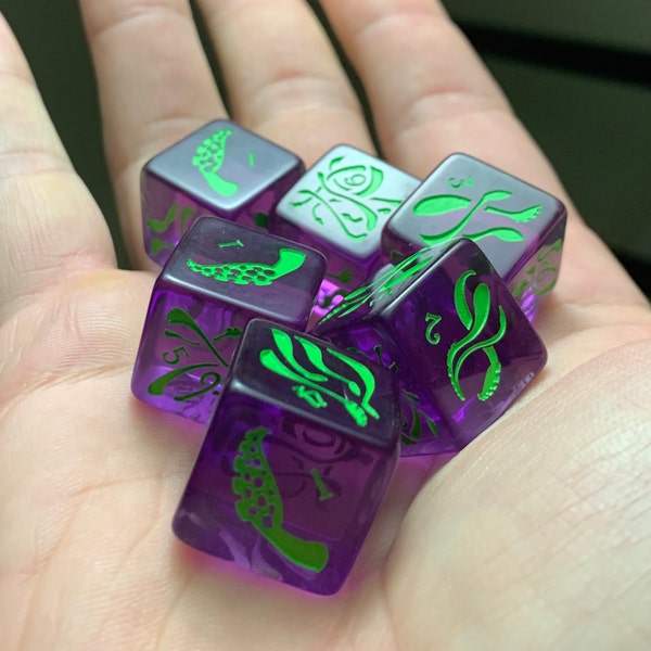 One Custom Dice With Your Choice of Pips - Personalized D6 - Engraved ...