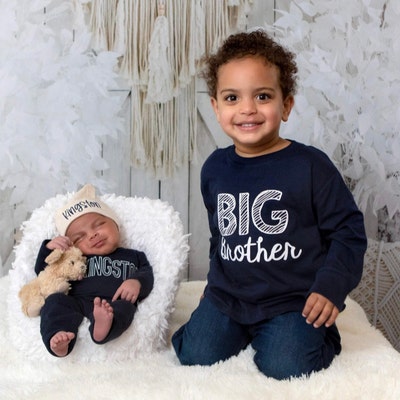 Personalized Navy Blue and Beige Newborn Outfit Coming Home - Etsy