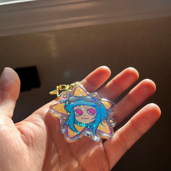 Ramona Flowers (double Sided) Acrylic Keychain - One Side Holographic ...