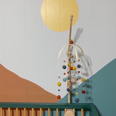 CUSTOM Made Felt Baby Mobile Standard Double Arch Design Your Own Baby ...