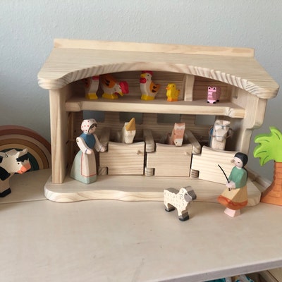 Handcrafted Open Ended Wooden Toy Tree and Landscaping Pond - Etsy