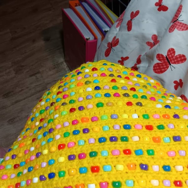 Crochet Pattern / Crochet Weighted Blanket / DIY Bead Blanket / Easy ...
