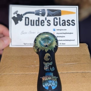 Tangled Rapunzel Fumed Glass Smoking Pipe - Etsy