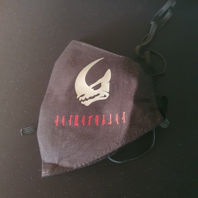 Mandalorian Face Mask, Mask With Filter Pocket, 2 or 3 Layers Face Mask ...