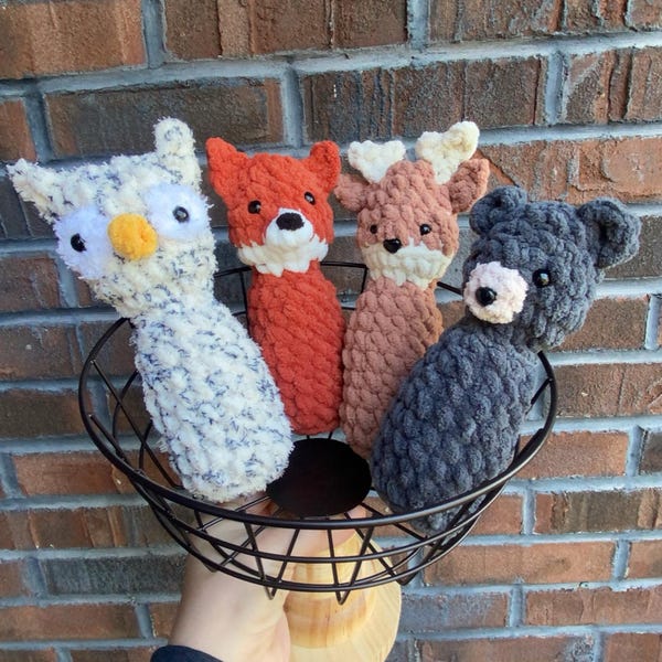 Cuddle Critters *woodland Set* Crochet Pattern BUNDLE | Crochet ...