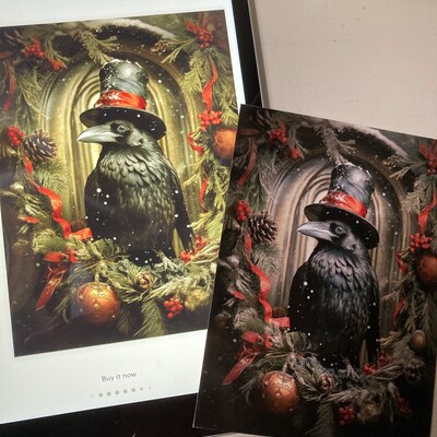 Gothic Raven Blanket Night's Sentinel, Velveteen Fuzzy Raven Blanket ...