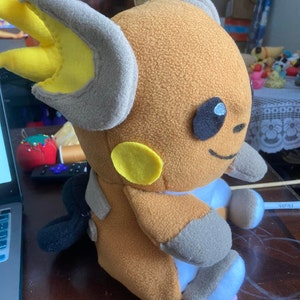 Plush Sewing Pattern PDF Furry Anthro Stuffed Animal Manokit | Etsy