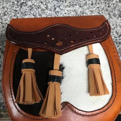 Scottish Sporran Belt Bag Leather Pattern PDF - Etsy