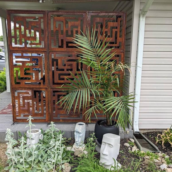 Privacy Screens, Large Metal Panels, Privacy Fence or Outdoor Privacy ...
