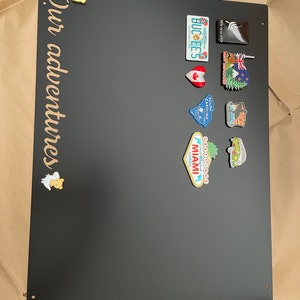 Custom US Magnetic Board, Personalized Travel Magnetic Board, United ...