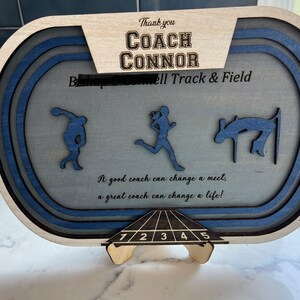 Football Coach Gift Plaque Personalized Football Present - Etsy