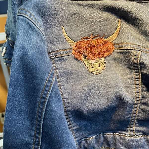 Fringed Highland Cattle Cow Scottish Breed Rustic Cattle Machine ...