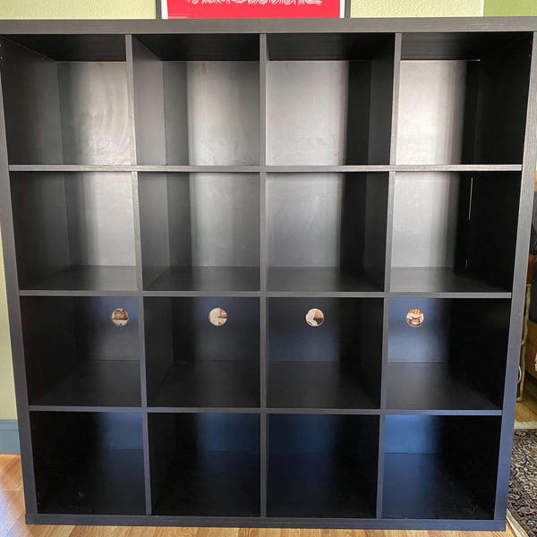 Kallax 3 Slot Cubby Birch, White, Black, Or, Natural MDF - Etsy