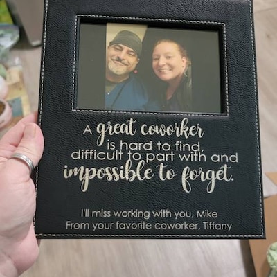 Coworker Goodbye Gift Picture Frame Personalized Picture Frame With ...