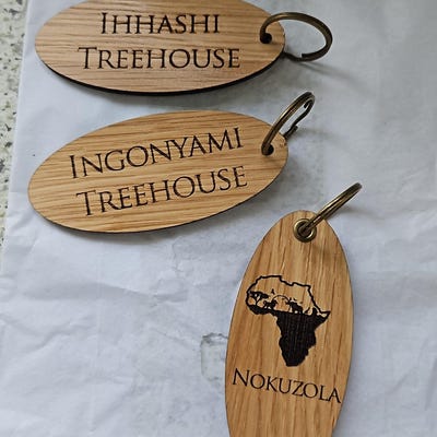 Quality Personalised Key Fobs large Hotel-guesthouse-office-business ...