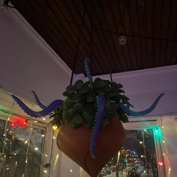 Octopus Tentacles Planter Decorations - Set of 8. House Plant Decor - Etsy