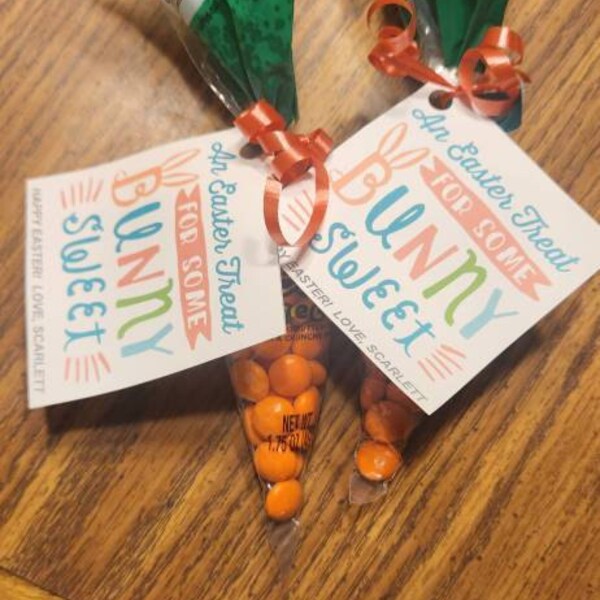 An Easter Treat for Some Bunny Sweet! - EDITABLE Printable Easter Gift ...