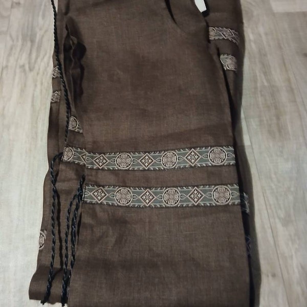 Armstreet Medieval Linen Overdress With V-neck ilse the Bright Viking ...