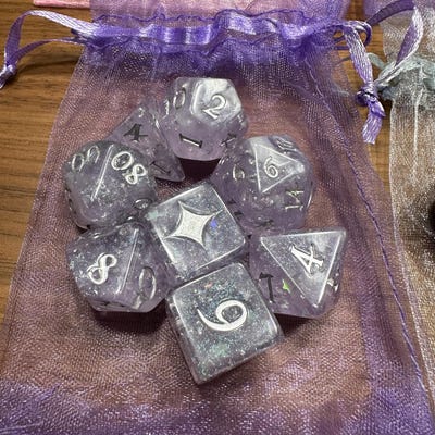 Shadowy Forest Dnd Dice Set, Polyhedral Dice, D&D Dice, Dungeons and ...
