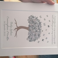 Baby Loss Butterfly Tree Print, Miscarriage, Stillbirth, Infant Loss ...