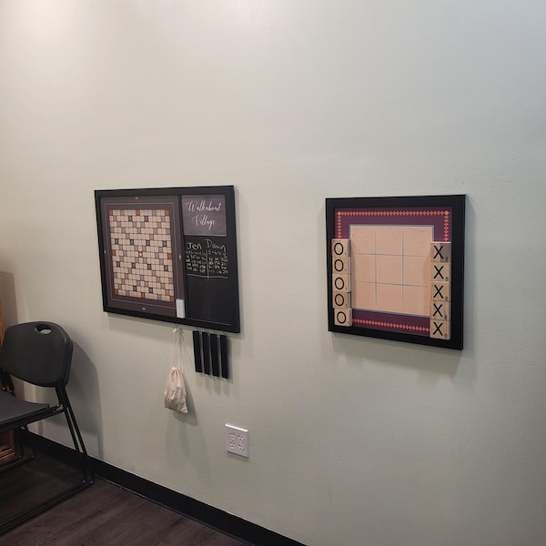 Wordle on the Wall Fun Easy Game Wordle Board Games Wall Art Family ...