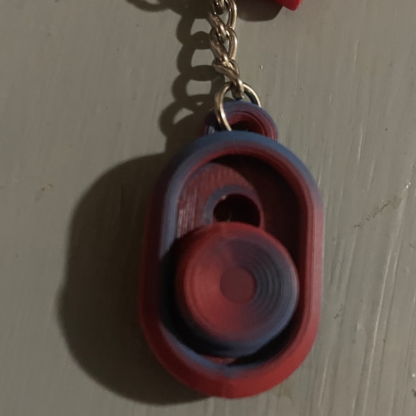 3D Printed Customizable Keychain Magnetic Haptic Slider Fidget Toy ...