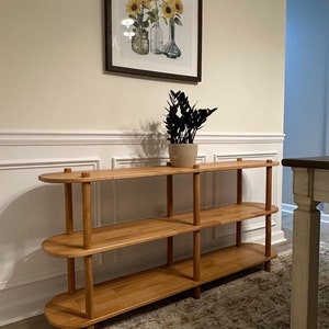 Custom Design Solid Wood Room Divider, Divider Bookshelves for Living ...