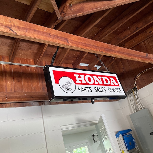 Honda Parts Sales Service Lighted Sign 30x10x3 Inch - Etsy