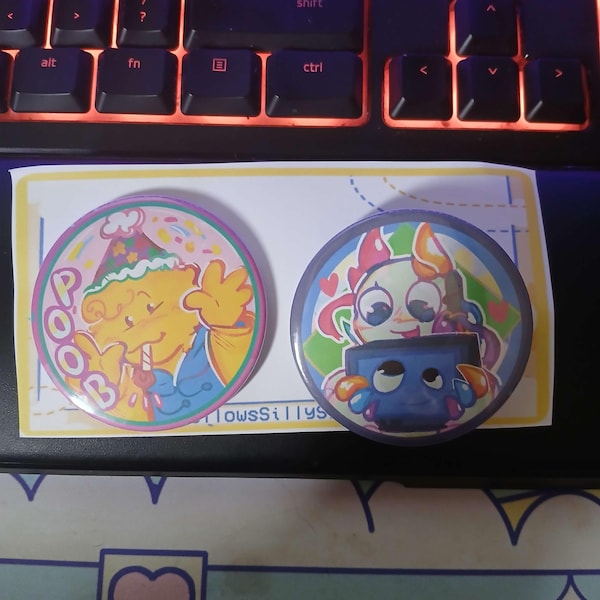 Saw and Gaty Holographic Vinyl Sticker - BFDI / BFB / TPOT - Water ...