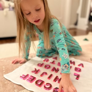 Letter Mat Alphabet Mat Letter Matching Game Letter Play Mat Lowercase ...