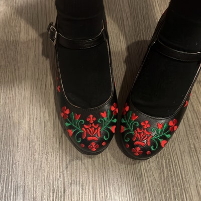 Colorful Folklorico Dancing Shoes - Etsy