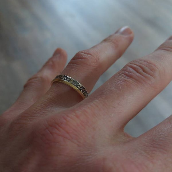 Golden Ratio Ring - Gift or Thin Wedding Band for Math Lovers, Geeks or ...