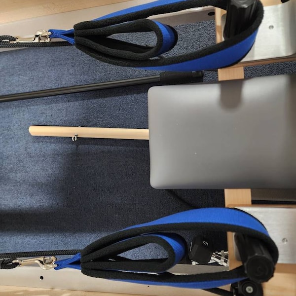 Pilates Straps, Pilates Reformer Straps, Pilates Double Loop Padded ...