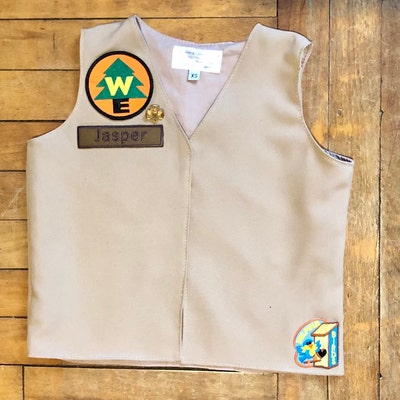 Kids Vest-scout lined Utility Boy, Girl, Cub, Scout, Daisy, Sprout, CKC ...