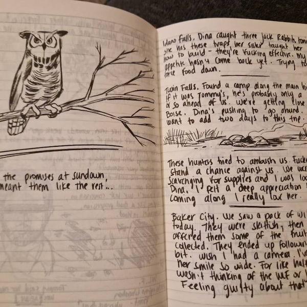 Ellie Journal the Last of Us Ellie's Journal Cosplay Props - Etsy