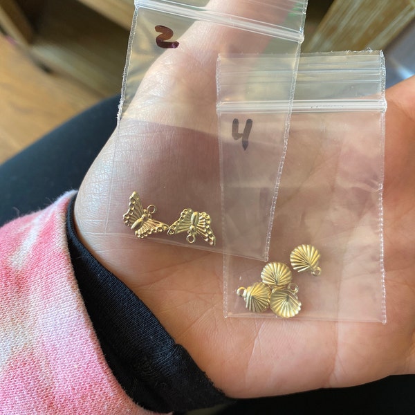 14 K Gold Filled Tiny Scallop Shell Charm, 14 20 Gold Small Seashell ...