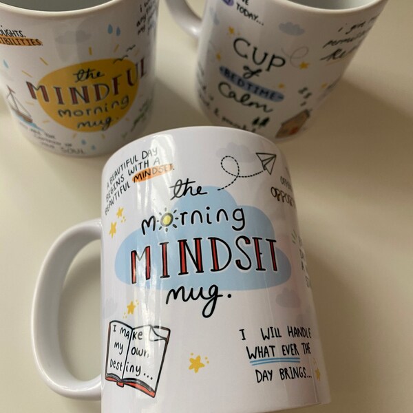 The Morning MINDSET Mug - Mental Health, Mindset, Law of Attraction ...