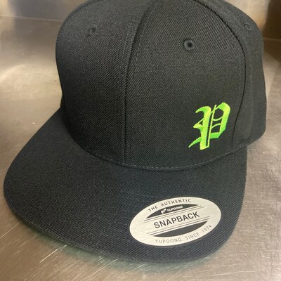 Choose Your Own Old English Letter/initials Embroidered Snapback Hat ...