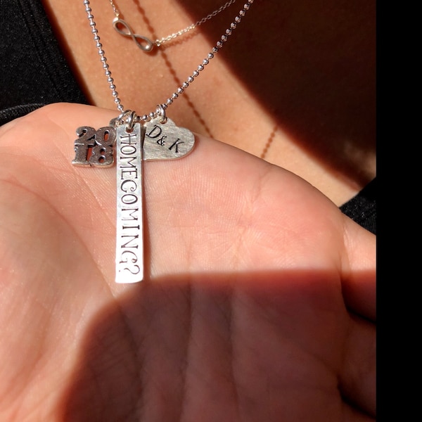 Homecoming Proposal Necklace, HOCO Jewelry, Promposal Necklace ...