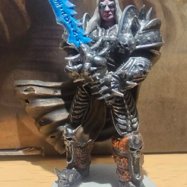 Grom Hellscream Aggro Pose Miniature 32mm Base My3dprintforge Tabletop Dungeons And Dragons