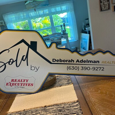 Realtor Sold Sign, Realtor Key Sign, Sold Sign, Realtor Sign, Real ...