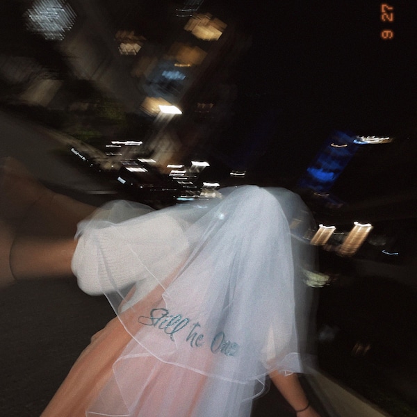 Bridal Shower Veil | Custom Bachelorette Veil | Personalized Bridal ...