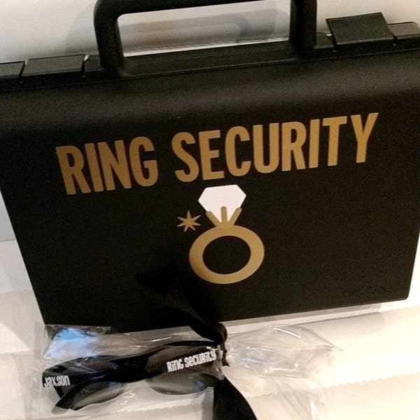 Ring Security Briefcase Plus Sunglasses, Ring Bearer Briefcase, Ring ...