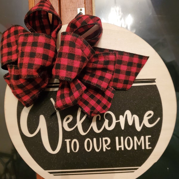 Circle Welcome Sign Svg Welcome to Our Home Svg Welcome Sign Svg Grain ...